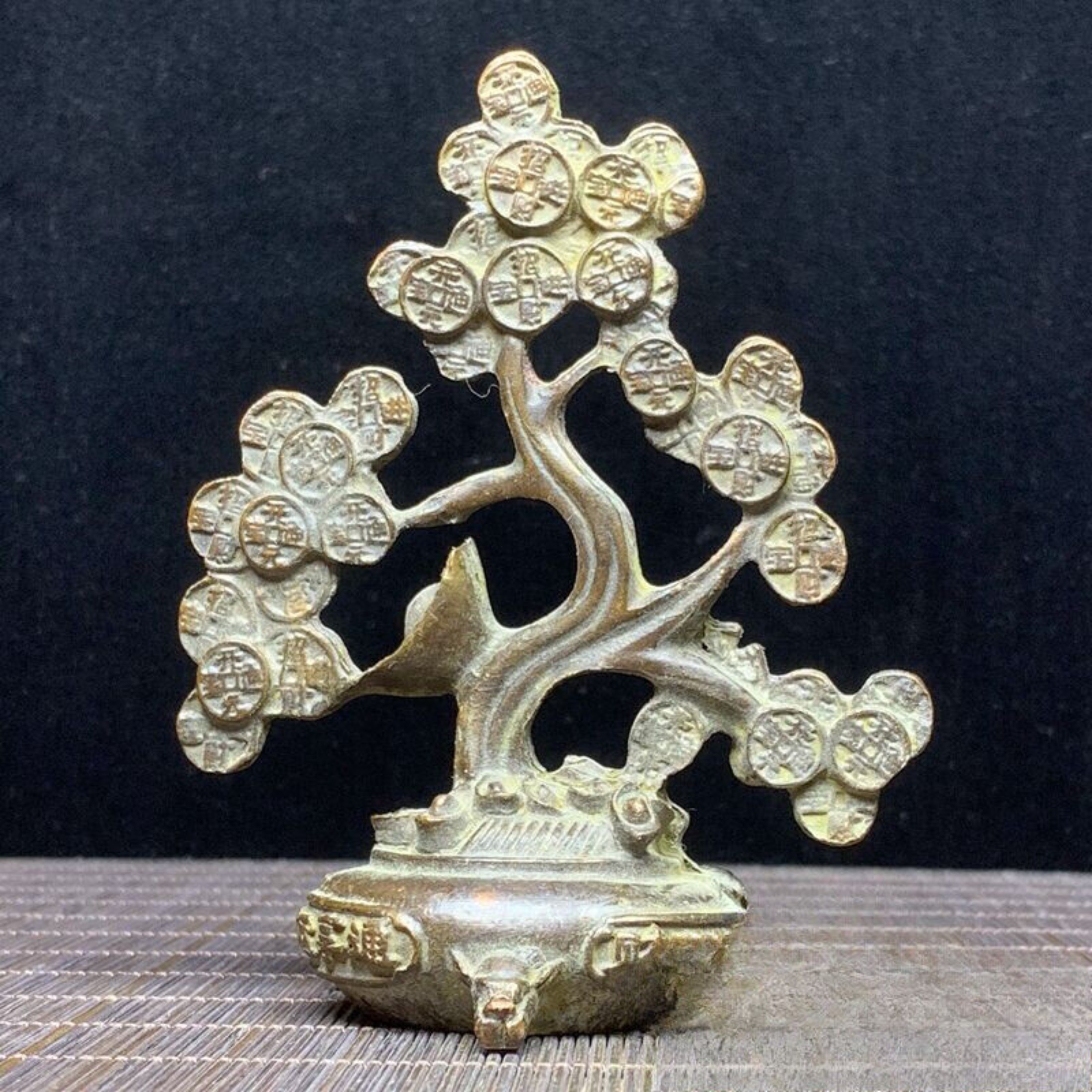 Antique Copperware Pure Copper Cash Tree Cornucopia Attracts Wealth and ...