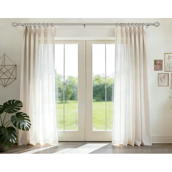Antique Curtain Rods For Windows 48 To 84 Inch 1 Adjustable Decorative ...