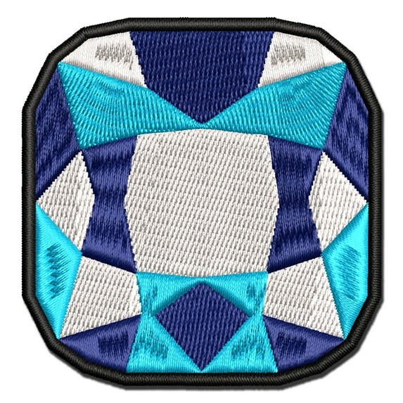 Antique Cushion Gem Cut Diamond Jewelry Applique Multi-Color ...