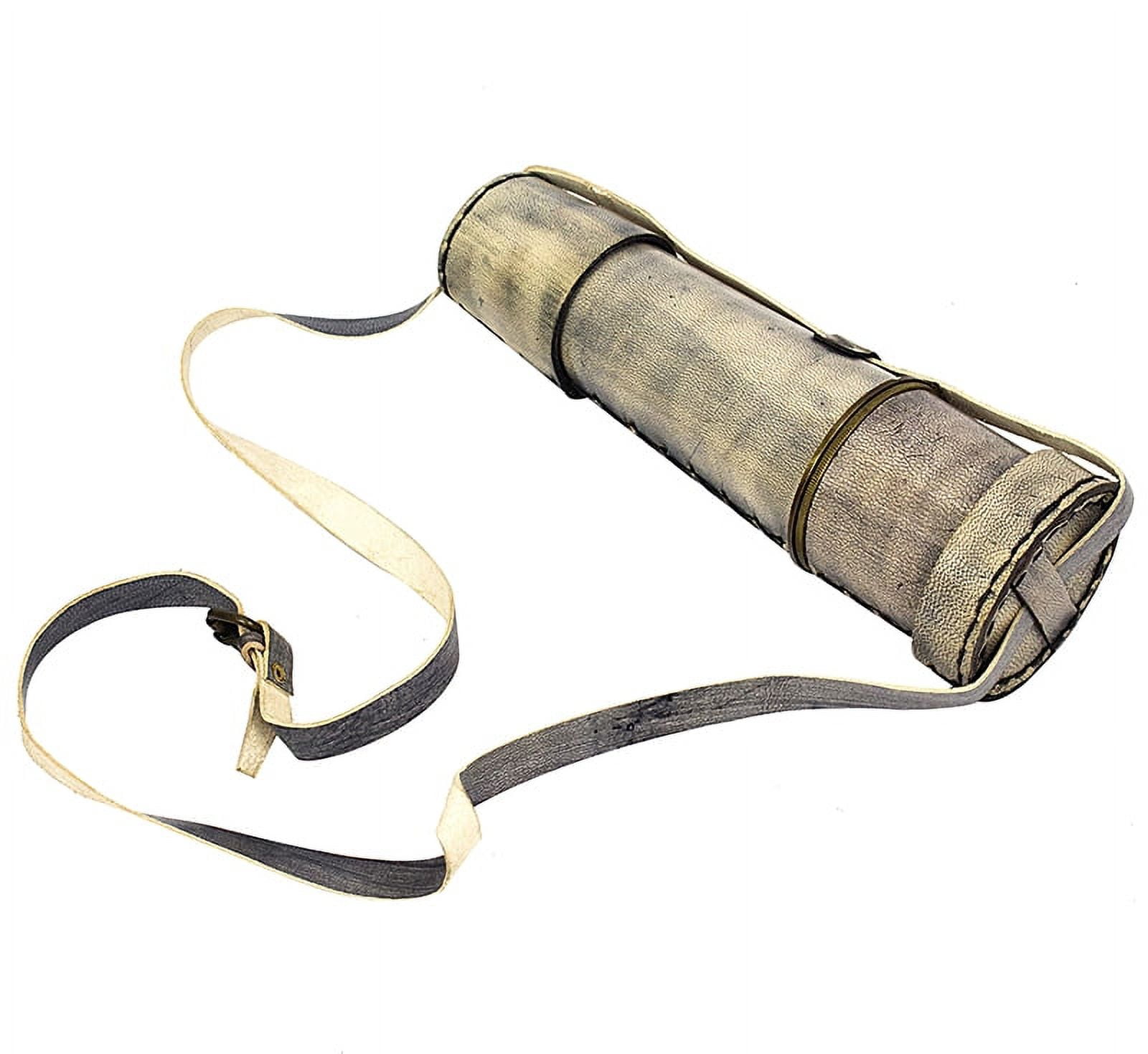 Antique Designer Vintage Spyglass Telescope Leather Lens Cap ...