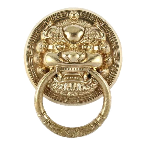Antique Door Handle Beast Head Door Ring Door Decoration Easy ...
