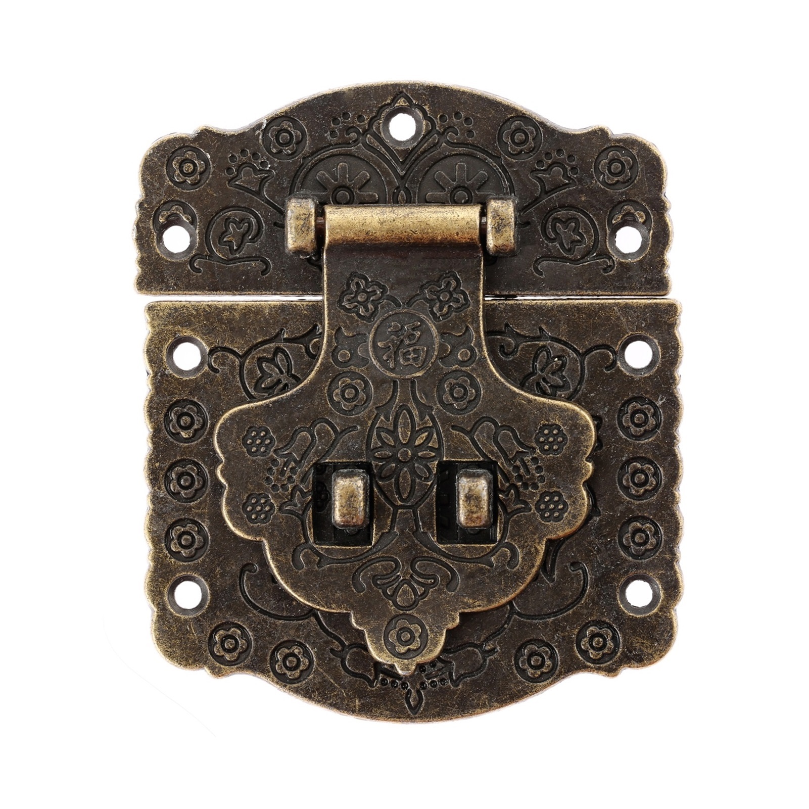 Antique Drawer Latches Decorative Hasp Jewelry Wooden Box Suitcase Hasp ...