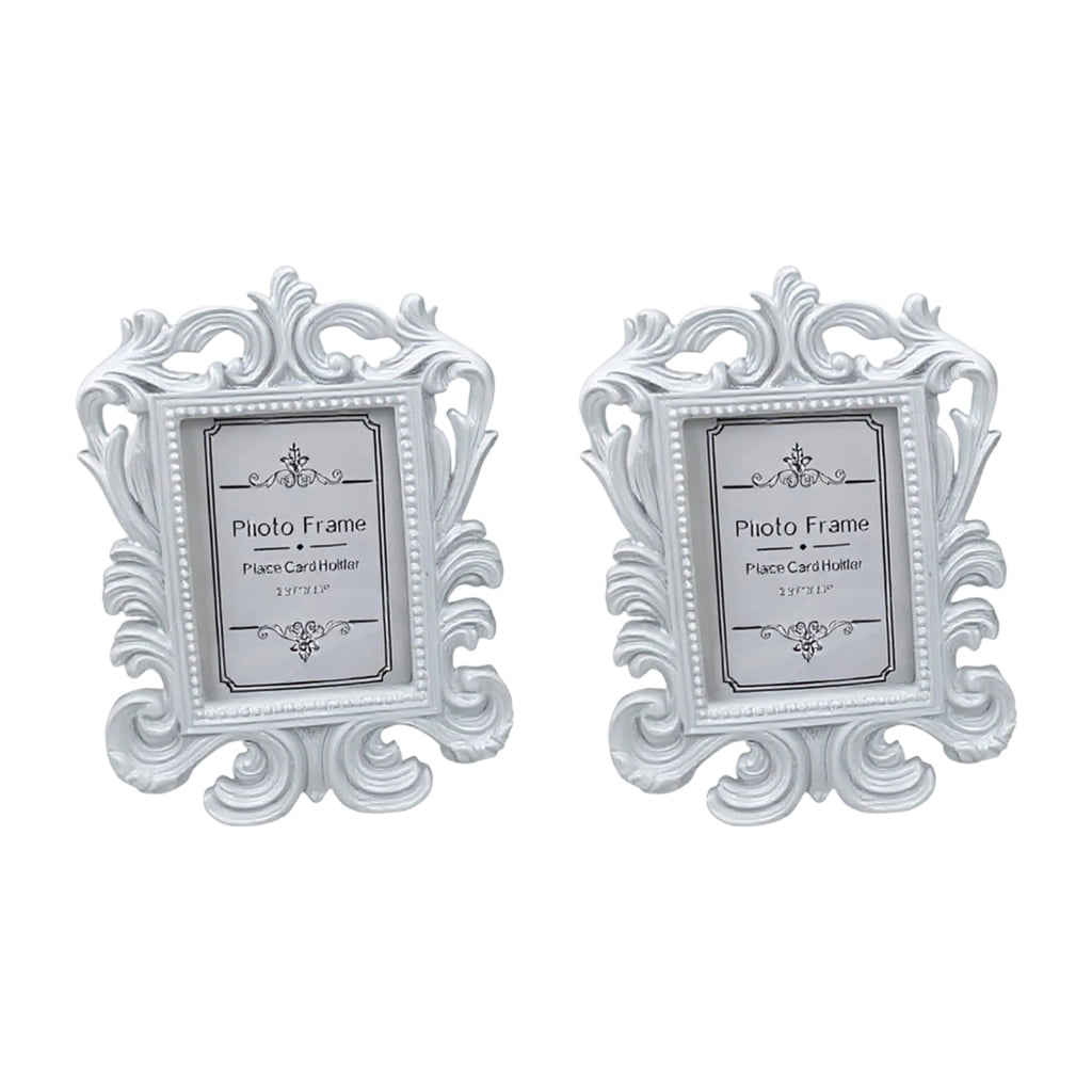 Antique European Resin Picture Frame Small Photo Holder For Tabletop ...