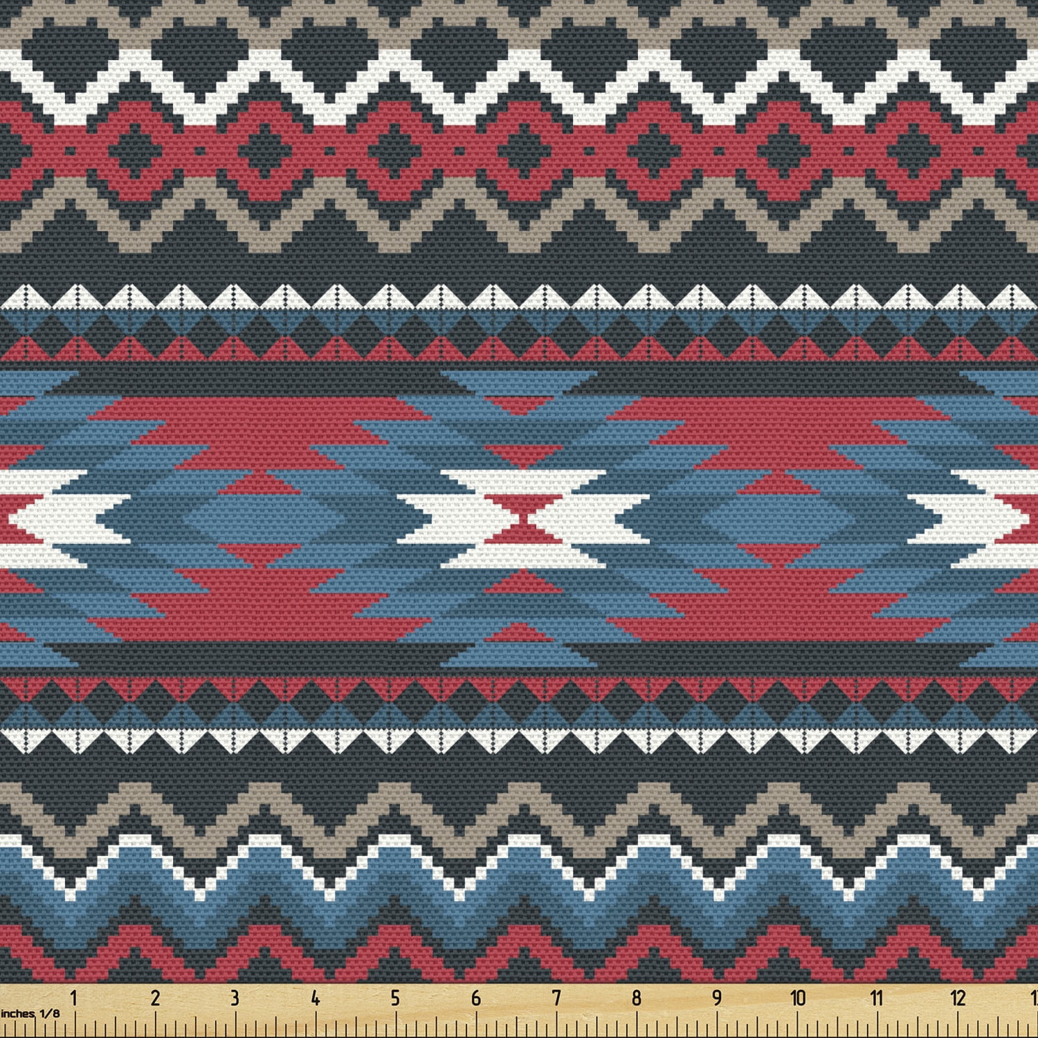 Ambesonne Antique Fabric by the Yard Upholstery, Old Motif, 10 Yards ...