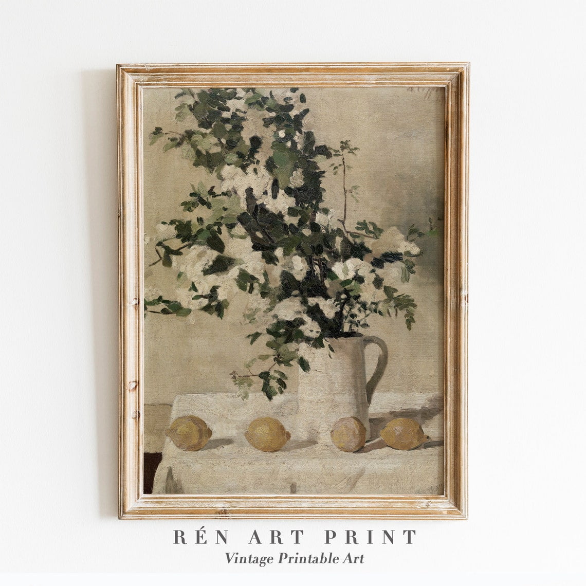 Antique Floral Still Life French Country Decor Poster, Stretched Size ...