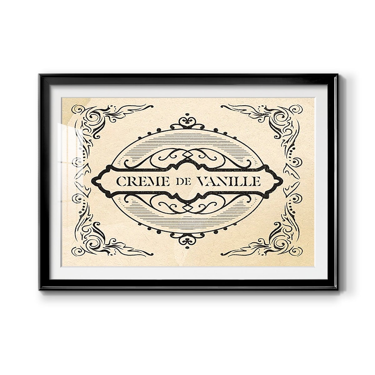 Antique French Label II Premium Framed Print - Ready to Hang - Walmart.com