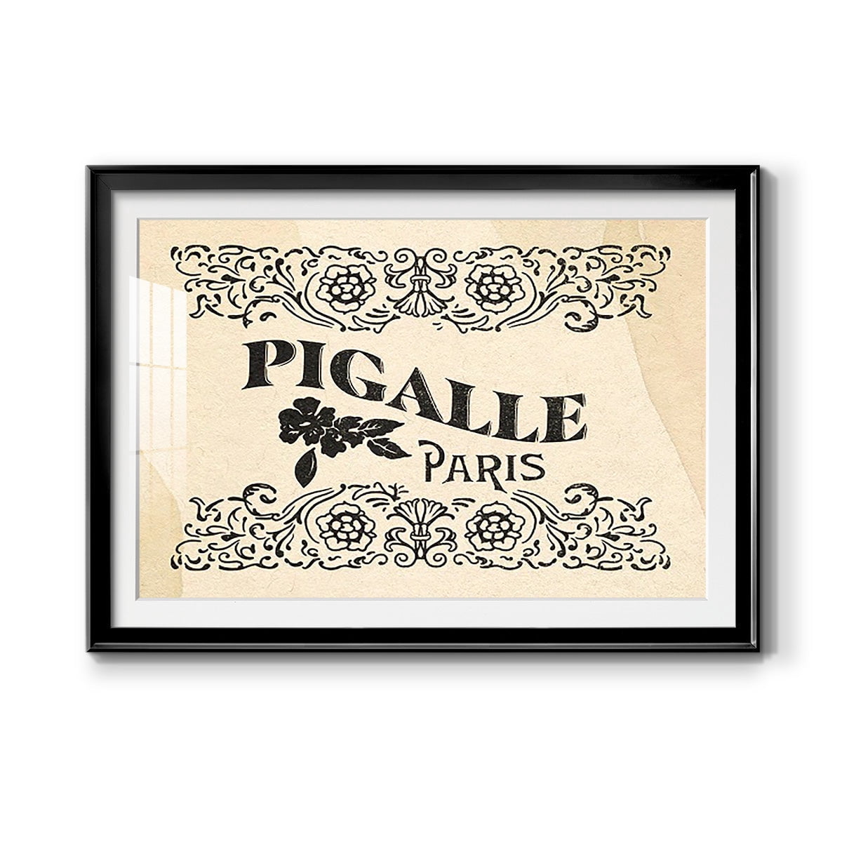 Antique French Label III Premium Framed Print - Ready to Hang - Walmart.com