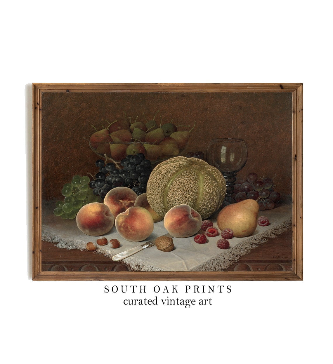 Antique Fruit Still Life Kitchen Print, Unframed Paper Poster 24x36in ...