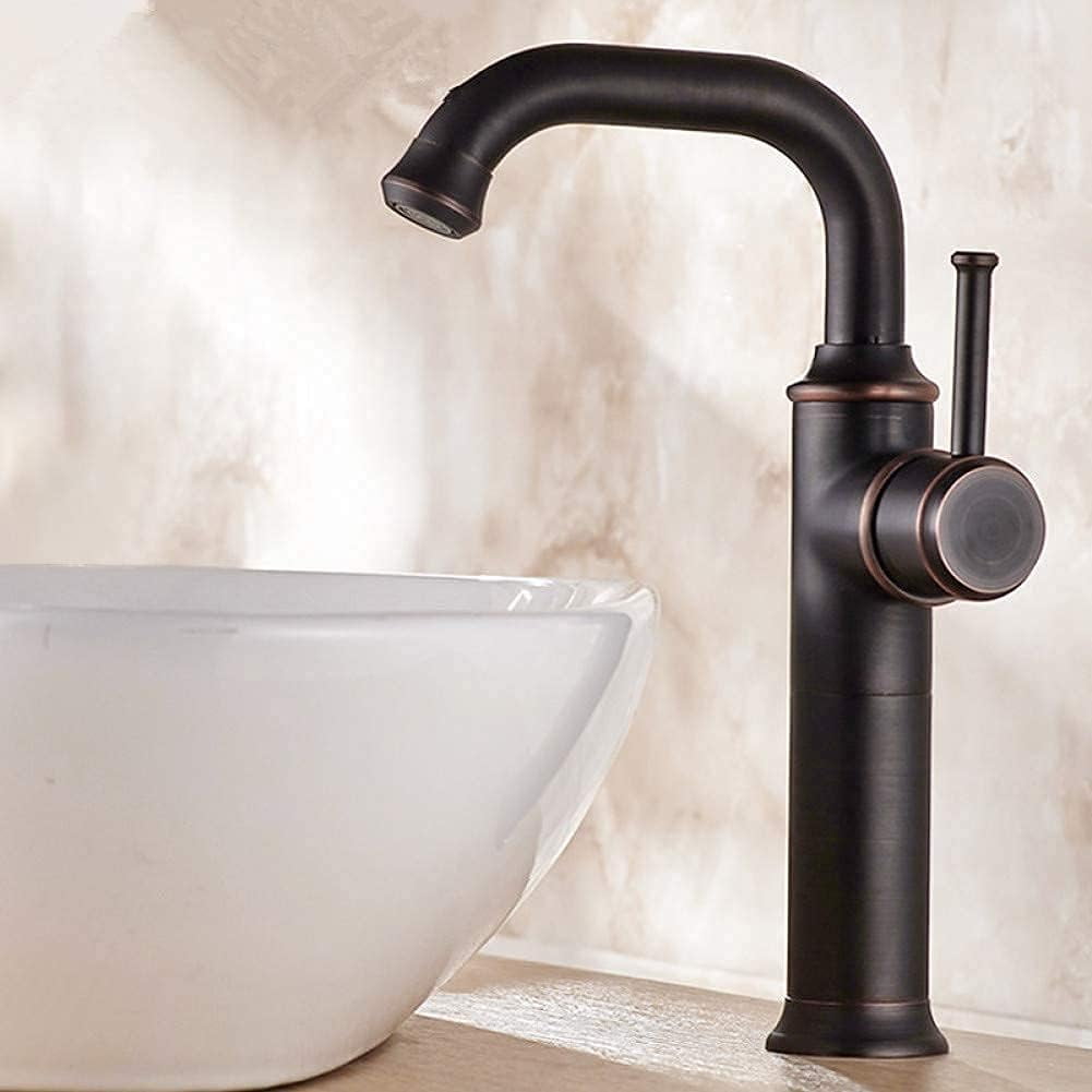 Antique Full Copper Countertop Basin Hot and Cold Water Faucet ...