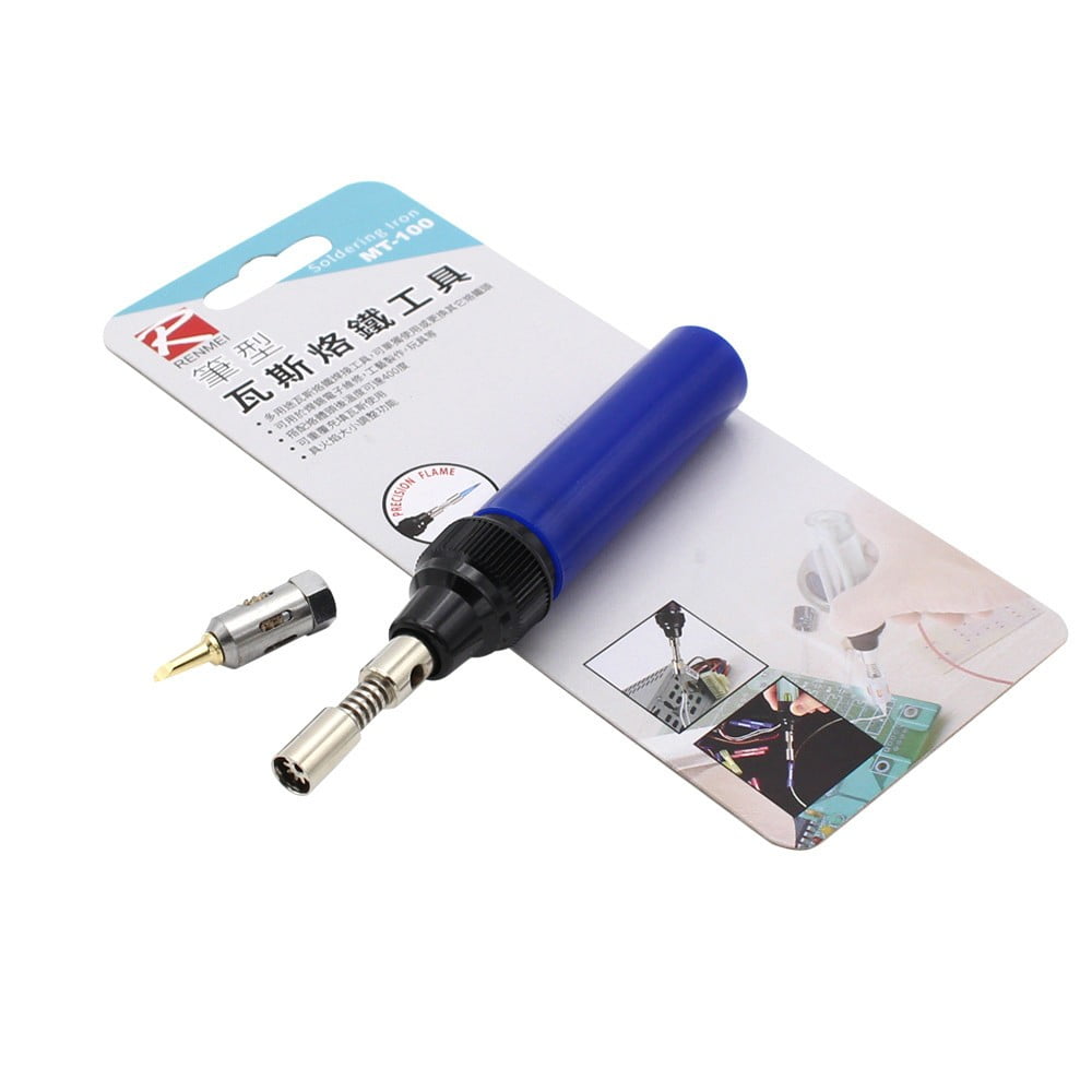 Antique Glass Butane Gas Below Welding Soldering Iron Pen Shape Flame ...