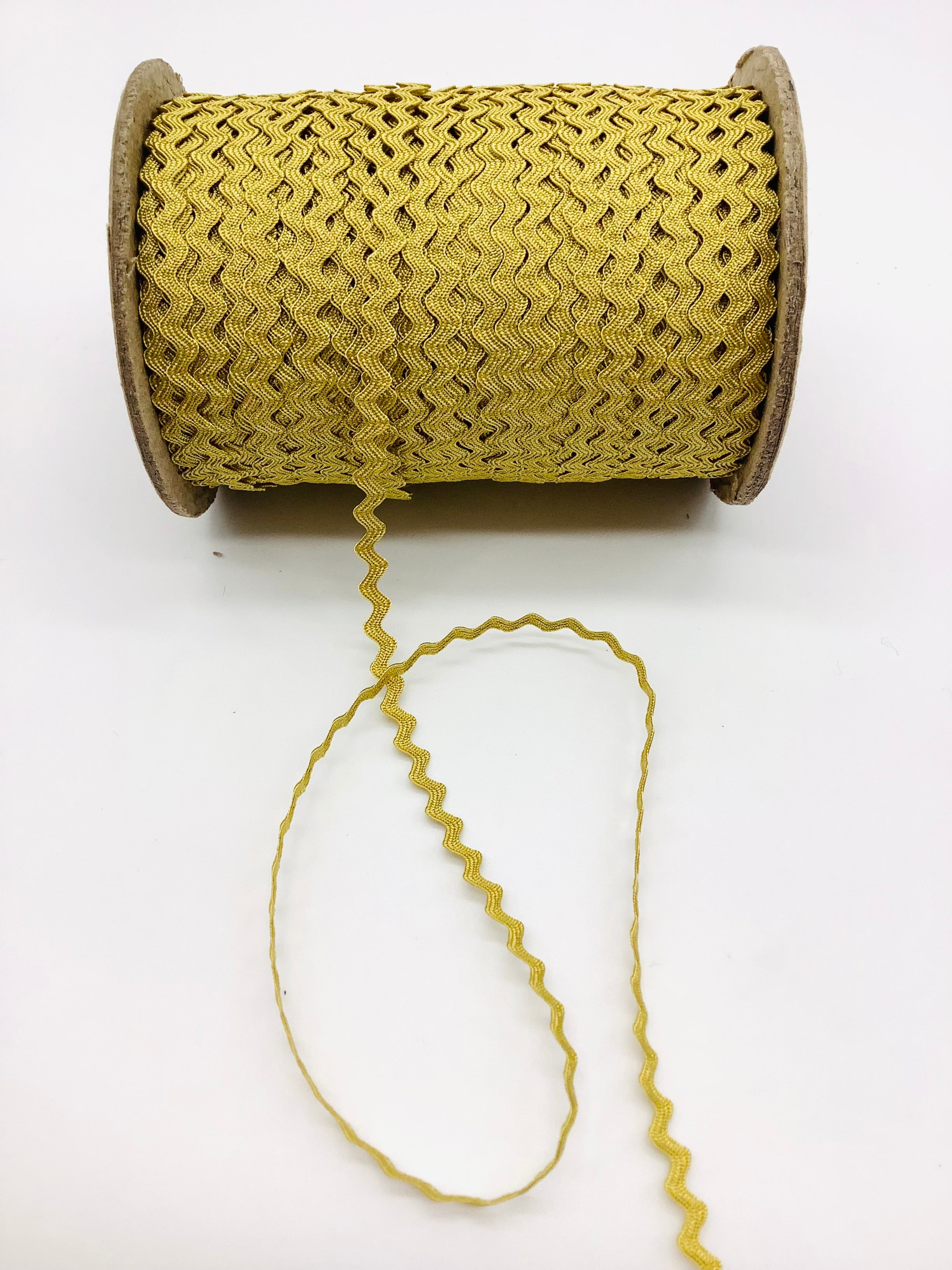 Antique Gold 1/4" Baby Ric Rac - Walmart.com