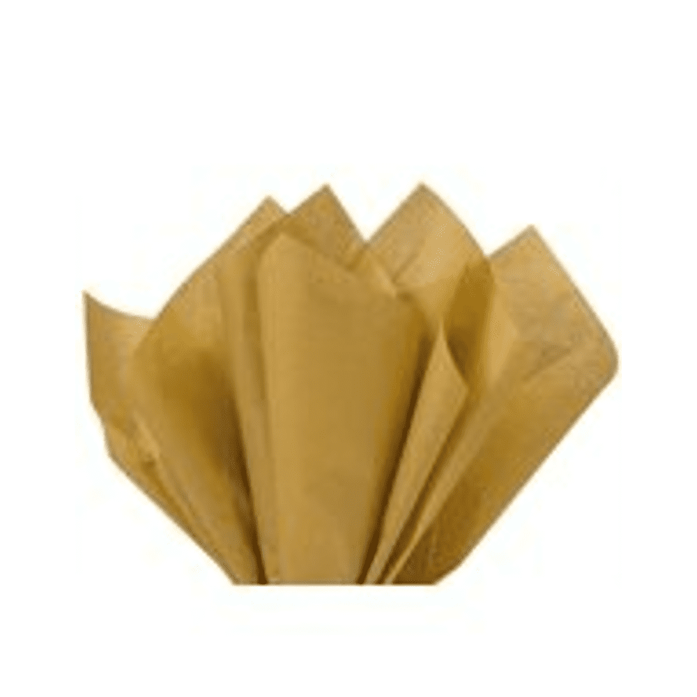 Antique Gold Color Gift Wrap Tissue Paper 15 x 20 480 Pack - Walmart.com