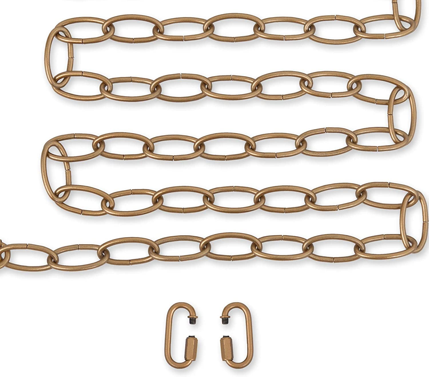 Antique Gold Lighting Chain, 20 Feet Chandelier Pendant Hanging Light ...