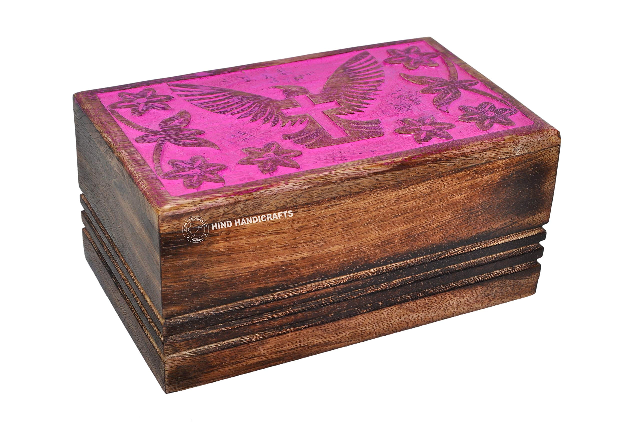 Antique Handmade & Handcrafted Rosewood Borders Engraving Wooden ...