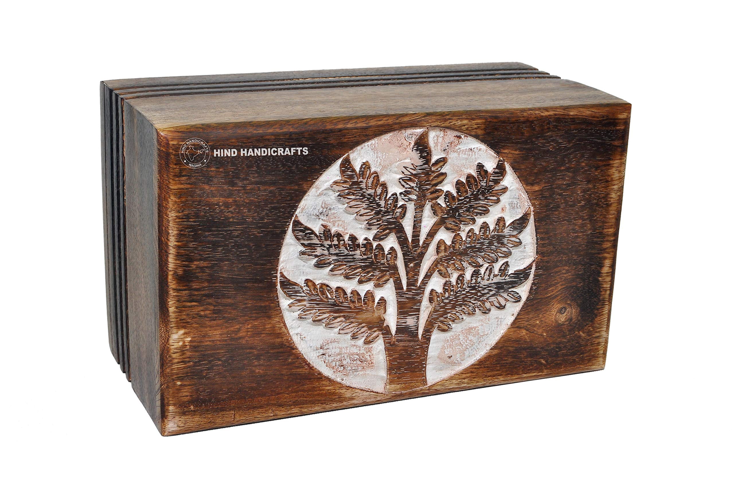 Antique Handmade & Handcrafted Rosewood Borders Engraving Wooden ...