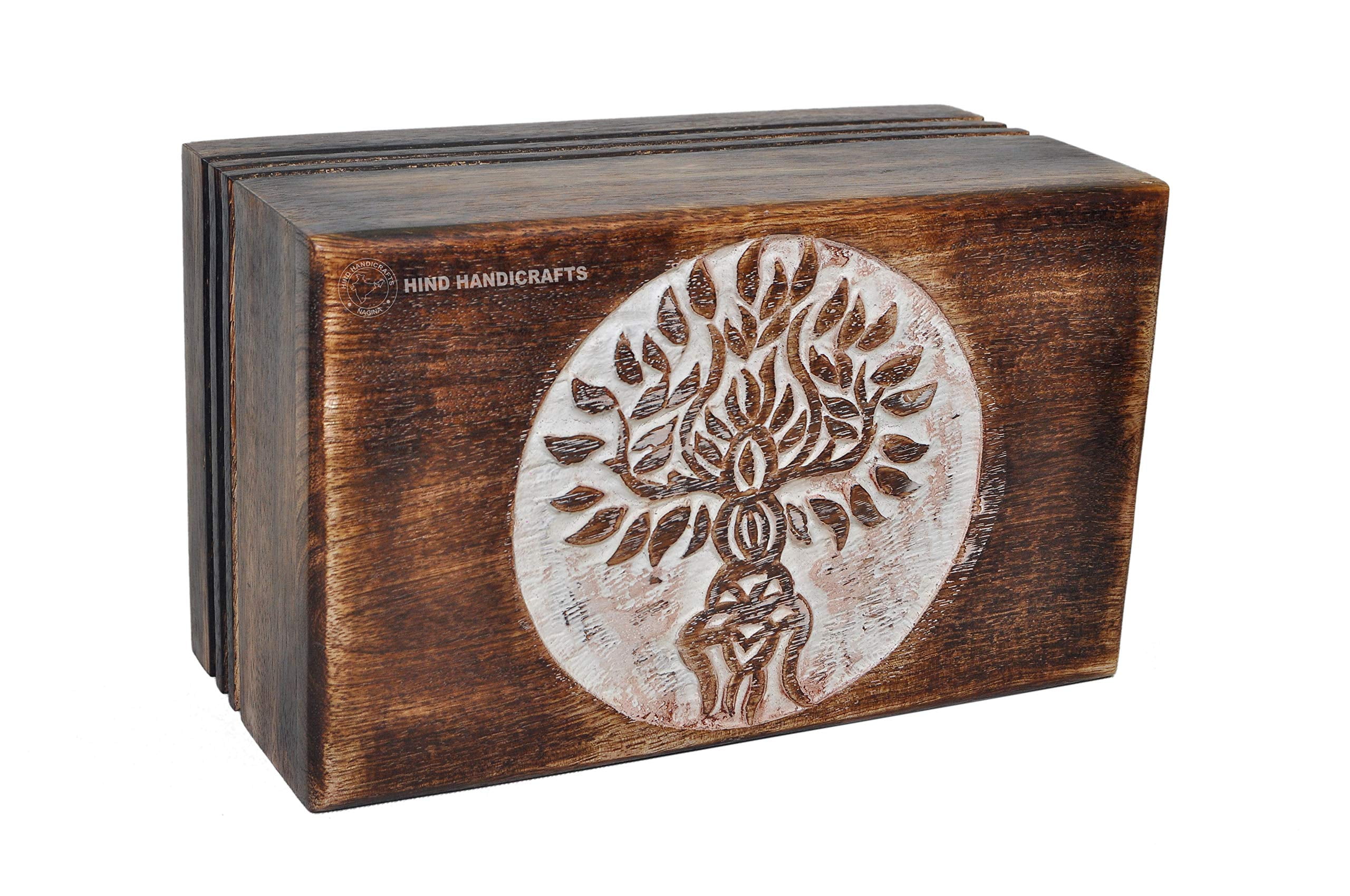 Antique Handmade & Handcrafted Rosewood Borders Engraving Wooden ...