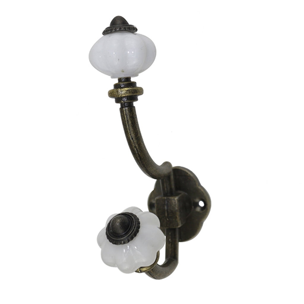 Antique Hanger Zinc Alloy Hat Hanger Coat Hooks Up & Down Double-hook ...