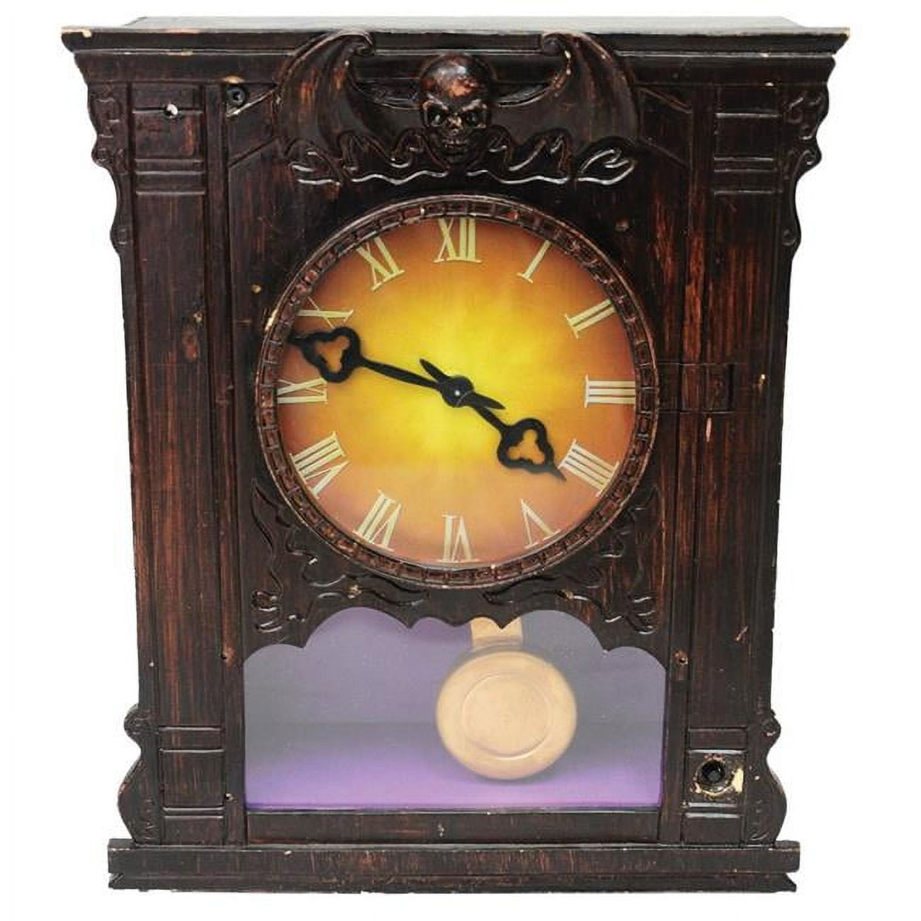 Antique Haunted Clock Halloween Decoration - Walmart.com