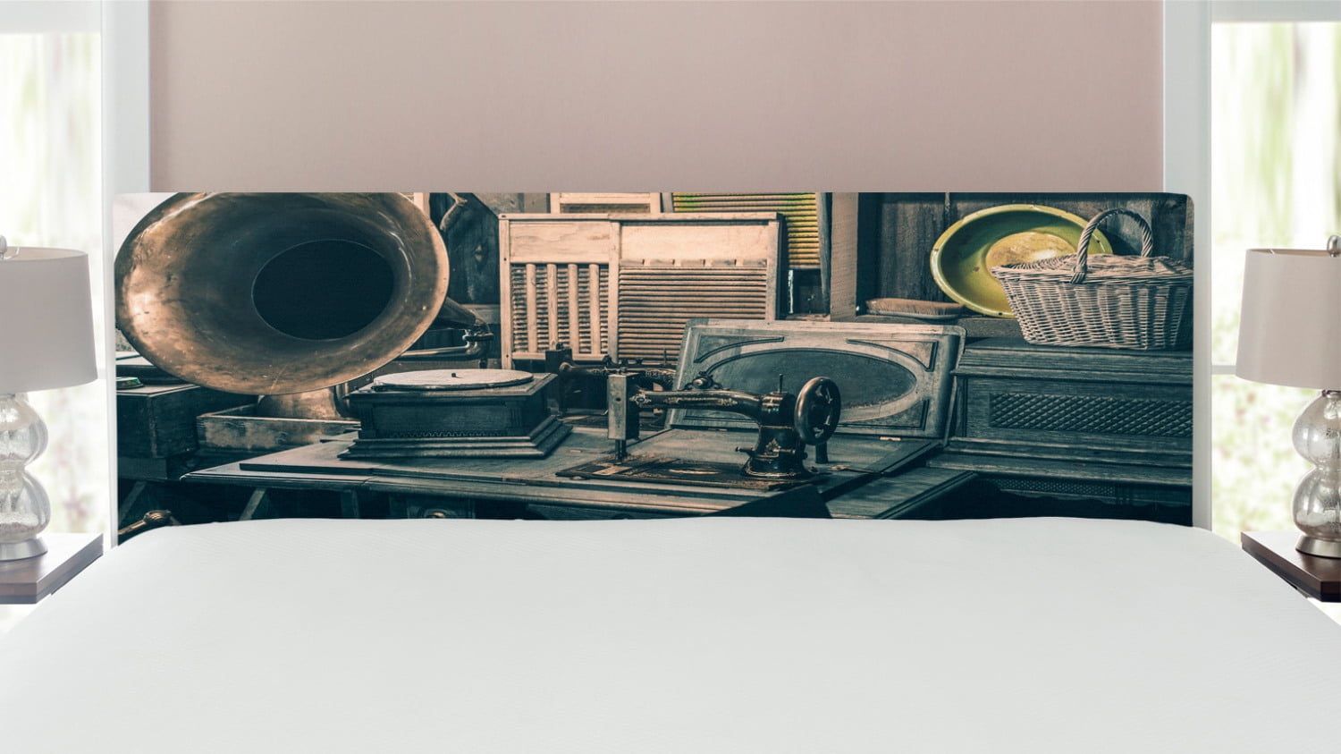 Antique Headboard, Antique Store Inventory Old Gramophone Sewing ...