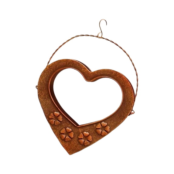 Antique Heart Shape Metal Plant Hanger Flower Pots for Indoor and ...