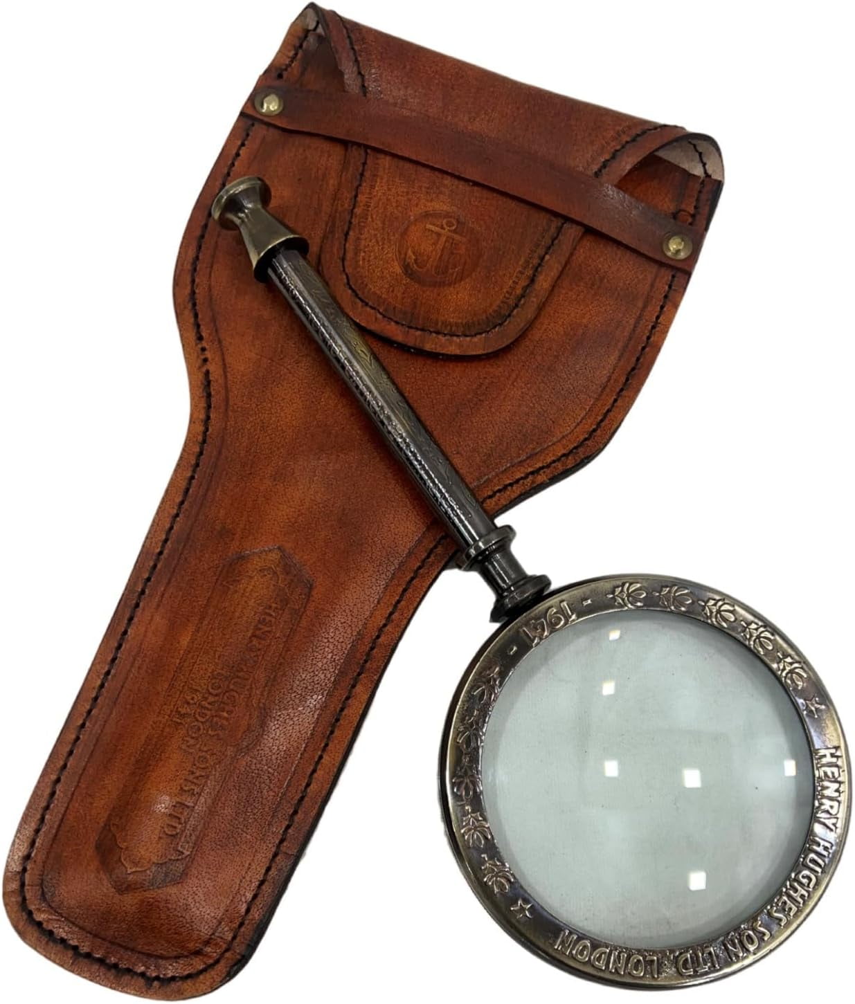 Antique Henry London Marine Handheld Magnifying Glass Astrologers ...