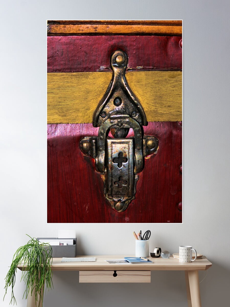 Antique Hinge Poster Wall Art, Modern Wall Decor For Living Room ...