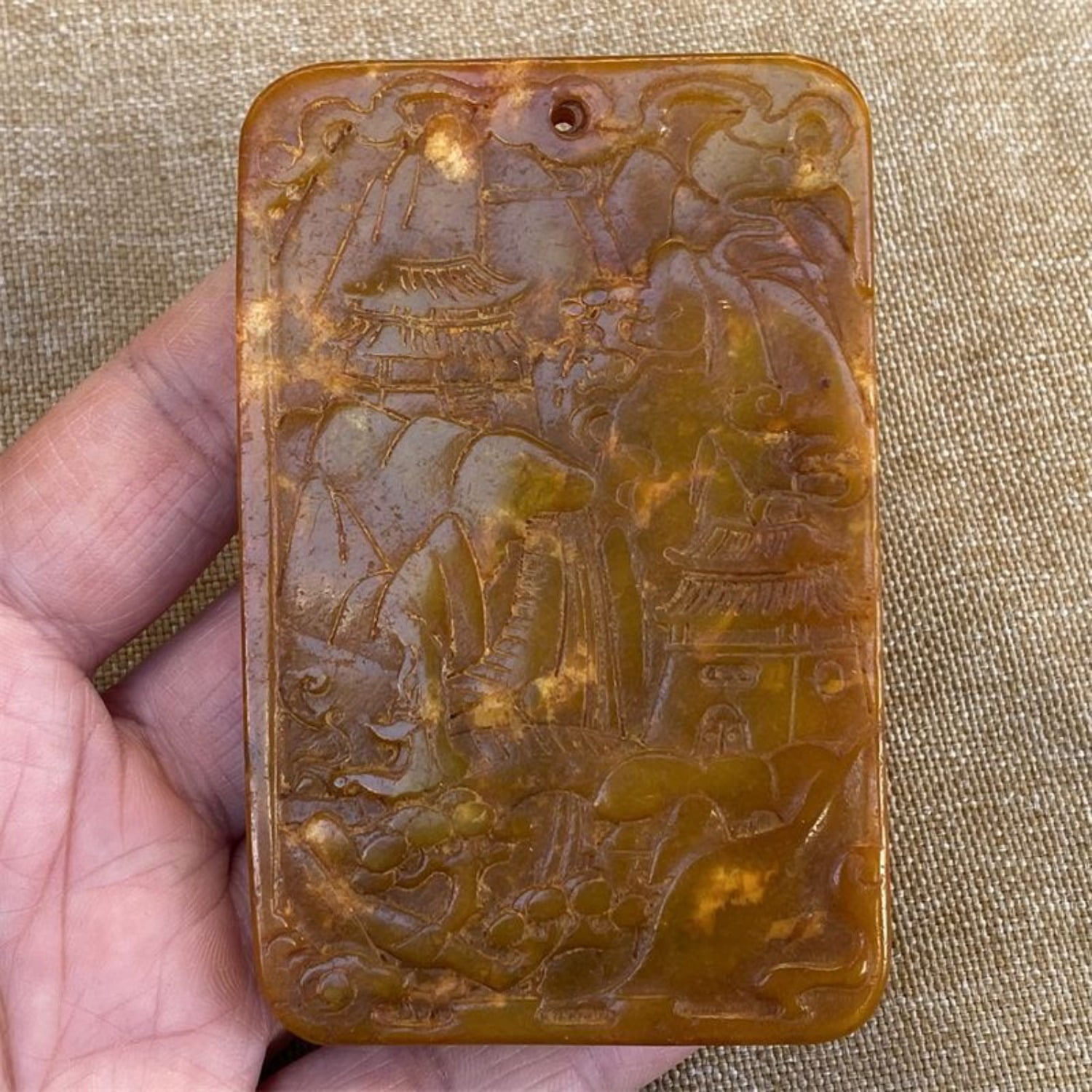 Antique Jade Carving Collectible Asian Artifact Vintage Cultural ...