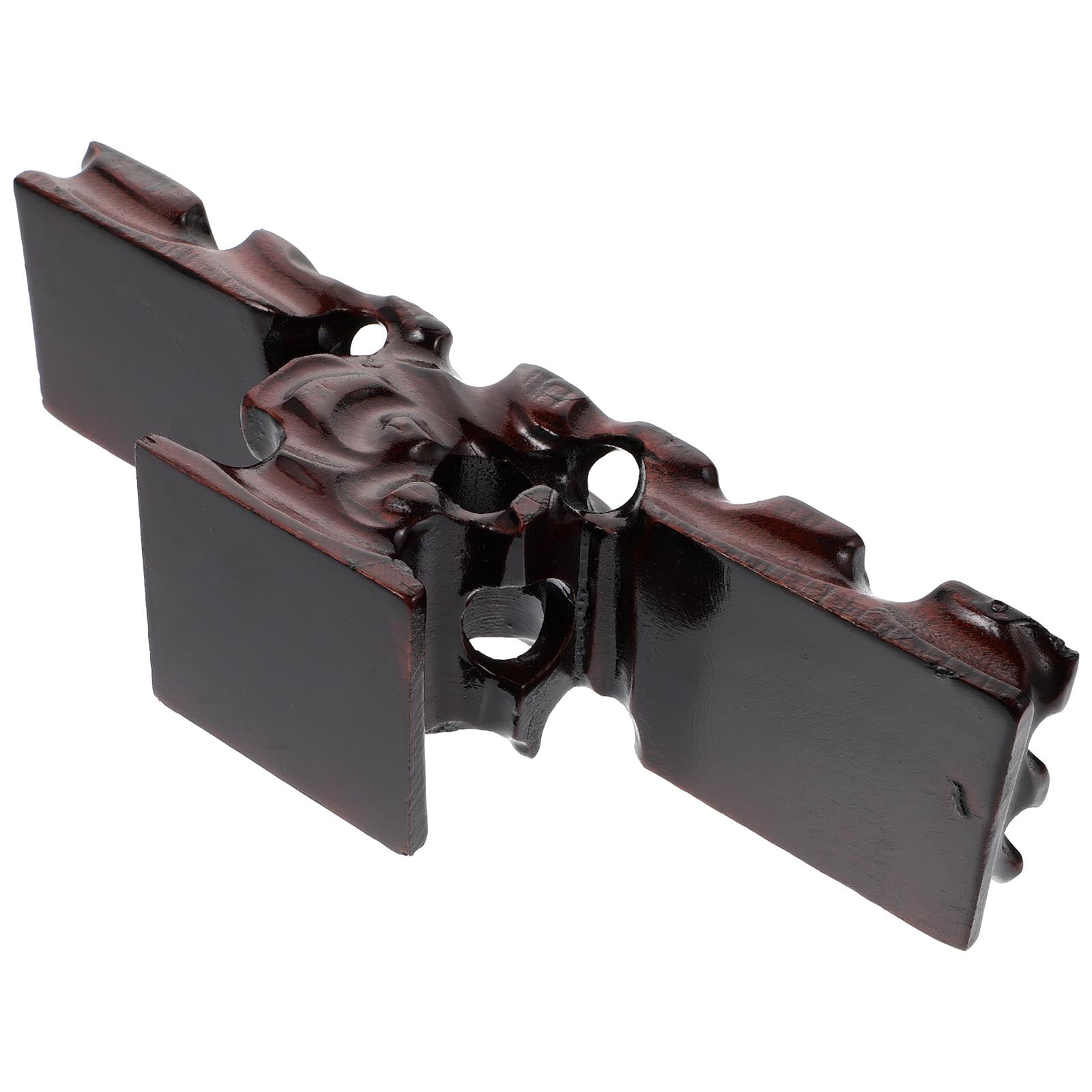 Antique Jade Display Stand Decorative Base Oriental LED Lights Black ...