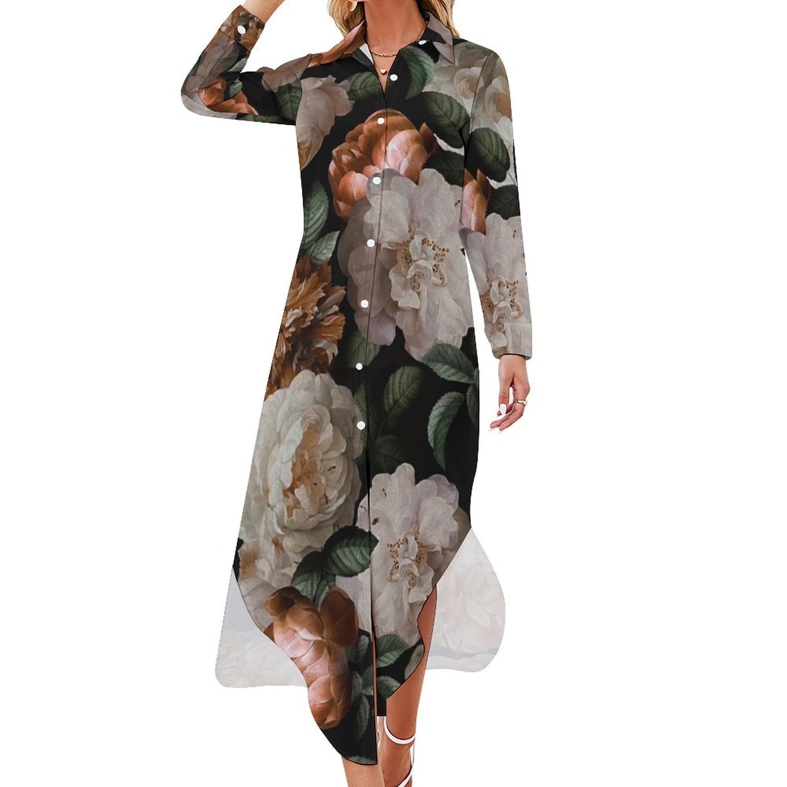 Antique Jan Davidsz. de Heem Lush Roses Flowers On Black Botanical ...