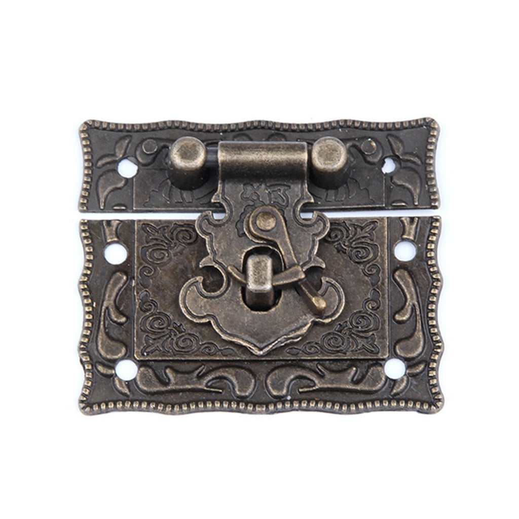 Antique Jewelry Box Lock for Wooden Box Decorative Buckle Lock Zinc ...