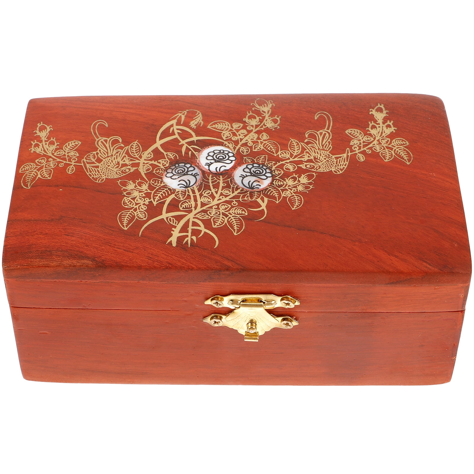 Antique Jewelry Box Photo Prop Wood Candy Case Gift Boxes Storage ...