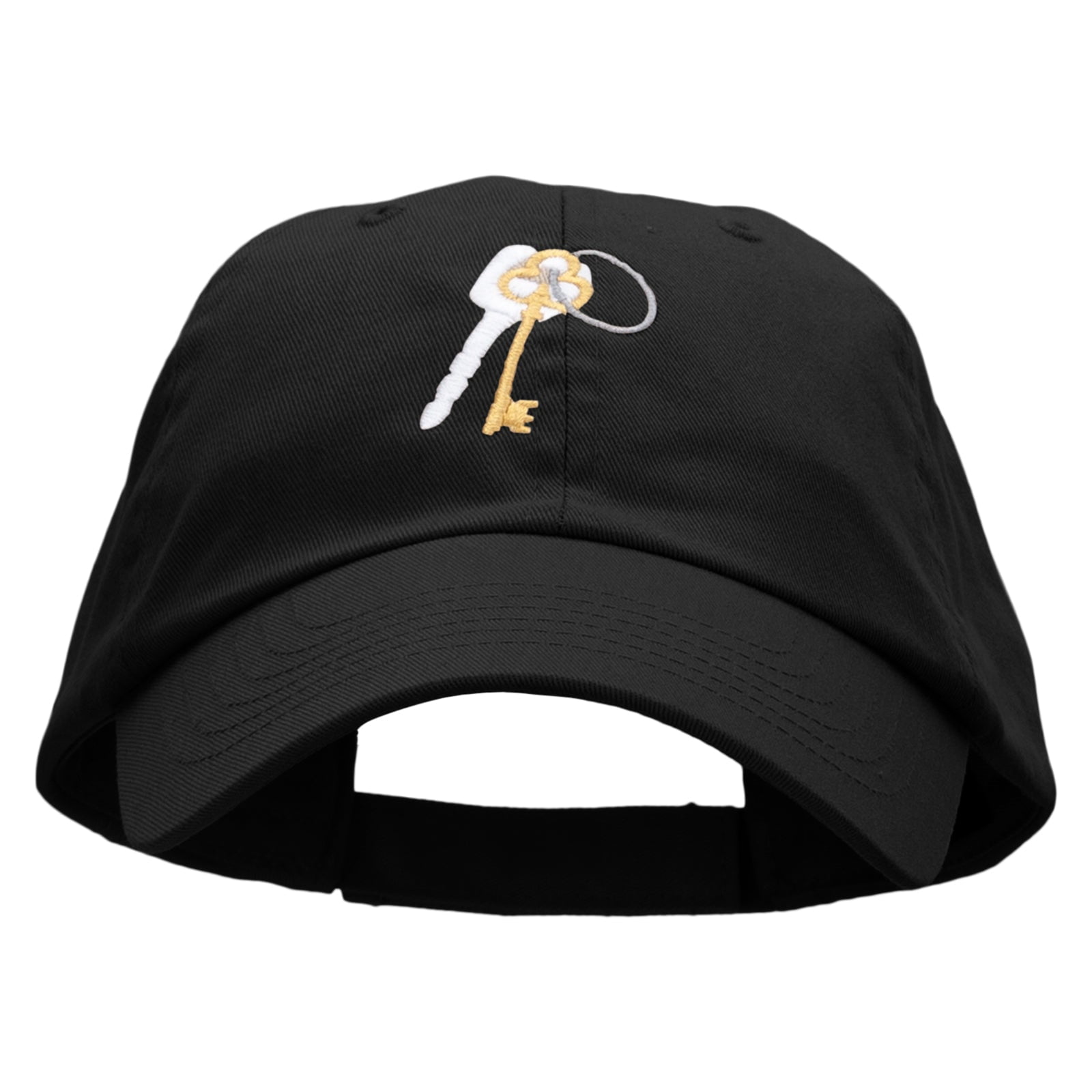 Antique Keys Low Profile Pet Spun Washed Cap - Black OSFM - Walmart.com