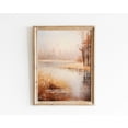 Antique Lake Vintage Poster Rustic Decor Farmhouse Wall Decor, Unframed ...