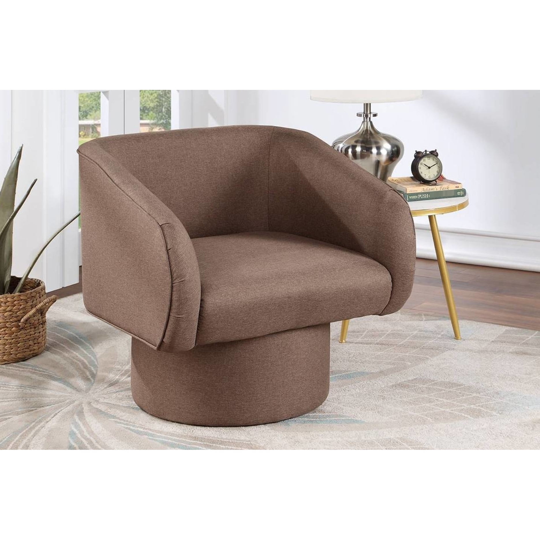 Antique - Look Swivel Accent Chair | Adds Character to Living Rooms ...