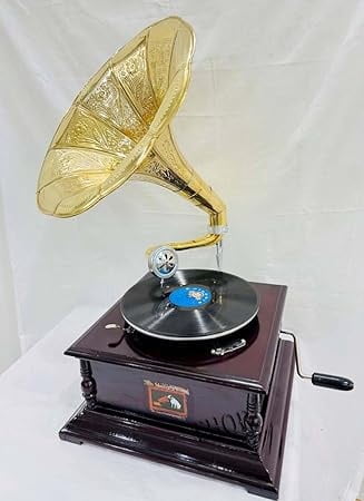 Antique-Looking Replica Gramophone Vintage Gramophone Record Player ...