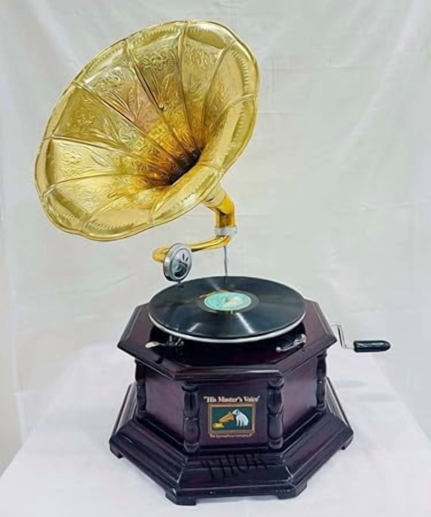 Antique-Looking Replica Gramophone Vintage Gramophone Record Player ...