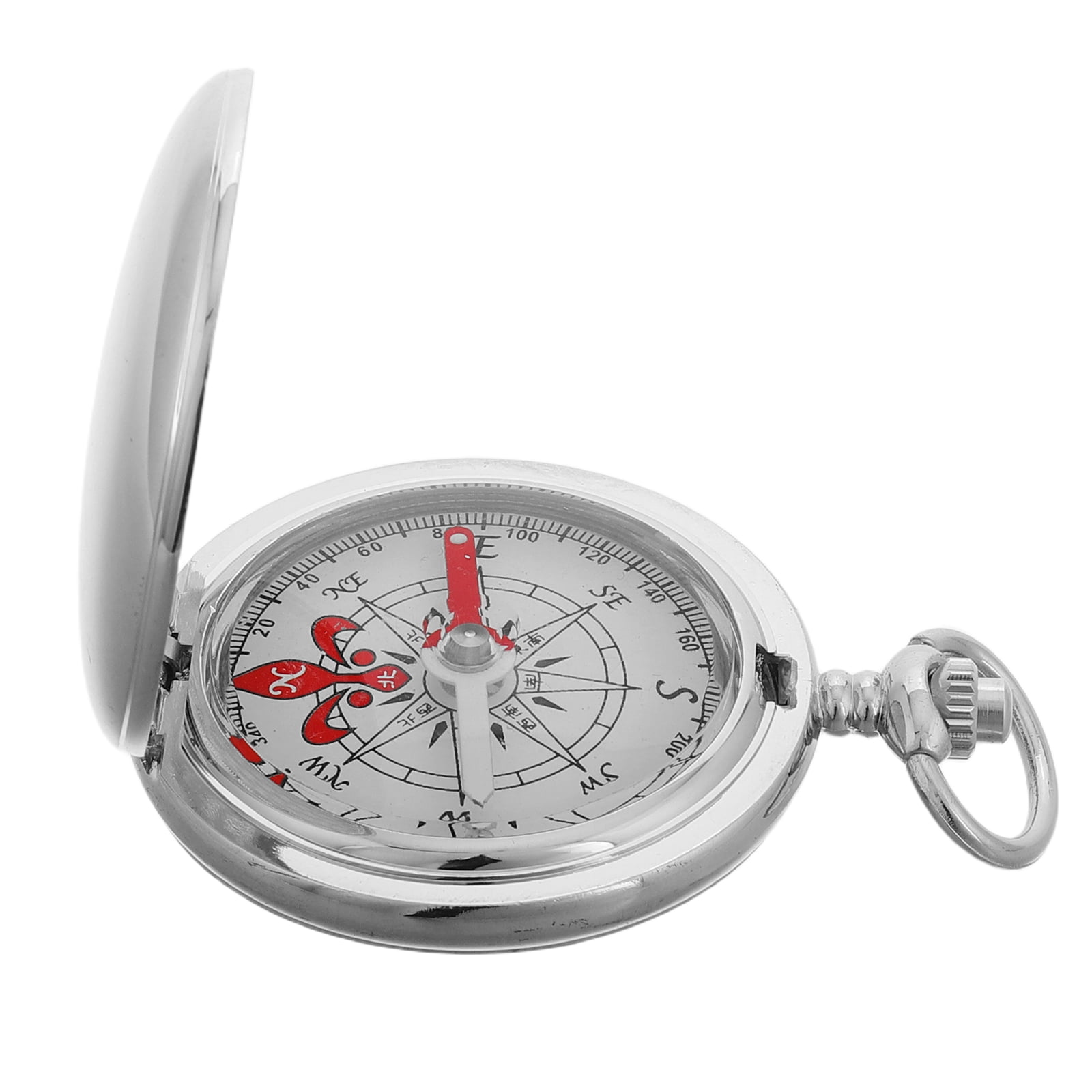 Antique Pocket Watch Compass Portable Outdoor Navigation Tool Zinc ...