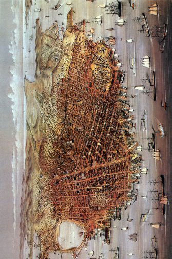 Antique Maps Poster #2 16"x24" Poster Medium Art Poster 16x24 Square ...