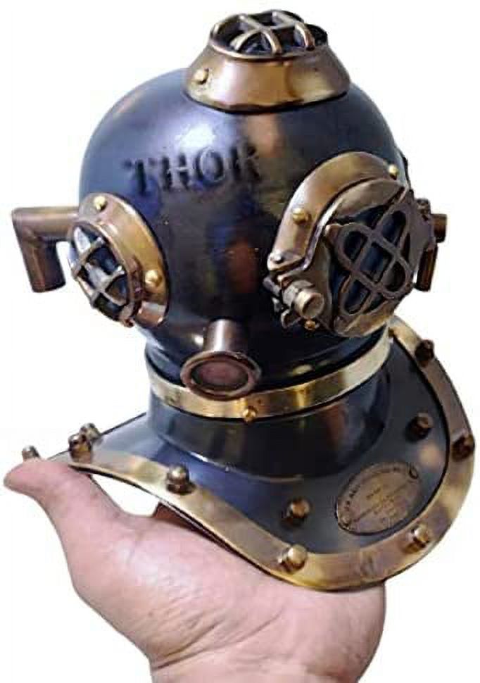 Antique Marine Scuba Diving Divers Helmet Reproduction Desk Decor Gift ...