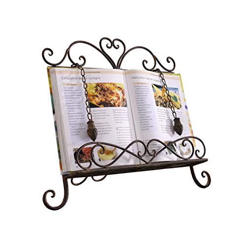 Antique Metal Kitchen Cookbook Display Stand, Recipe Book and iPad ...