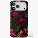 Antique Midnight Botanical Rose Pattern Case Compatible with iPhone 11 ...