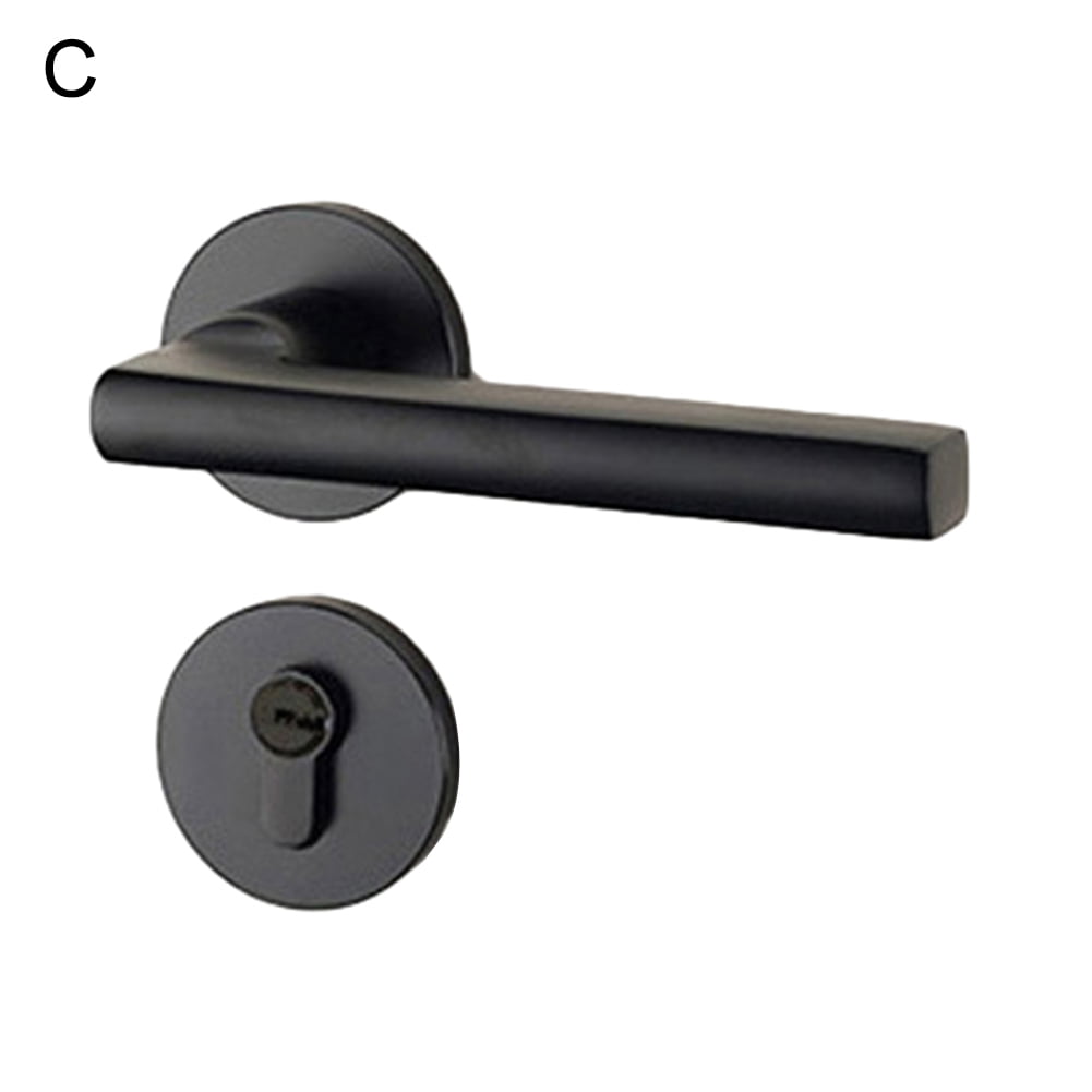 Antique Mute Handle Room Door Knob Lock Set, Anti-theft Security ...
