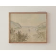 Antique Muted Landscape Neutral Panorama Apartment Aesthetic Wall Art ...