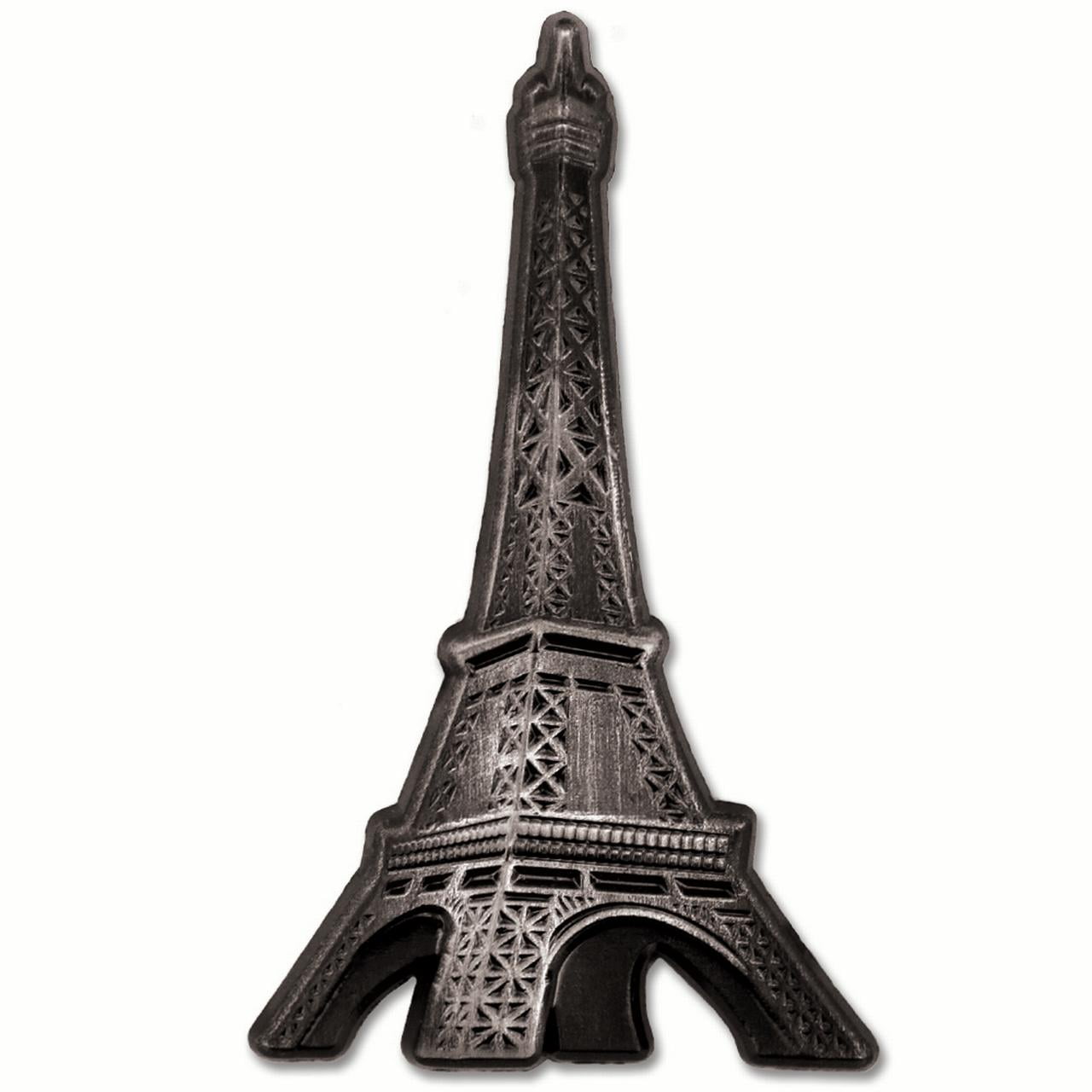 Antique Nickel Eiffel Tower Paris France Landmark Lapel Pin - Walmart.com