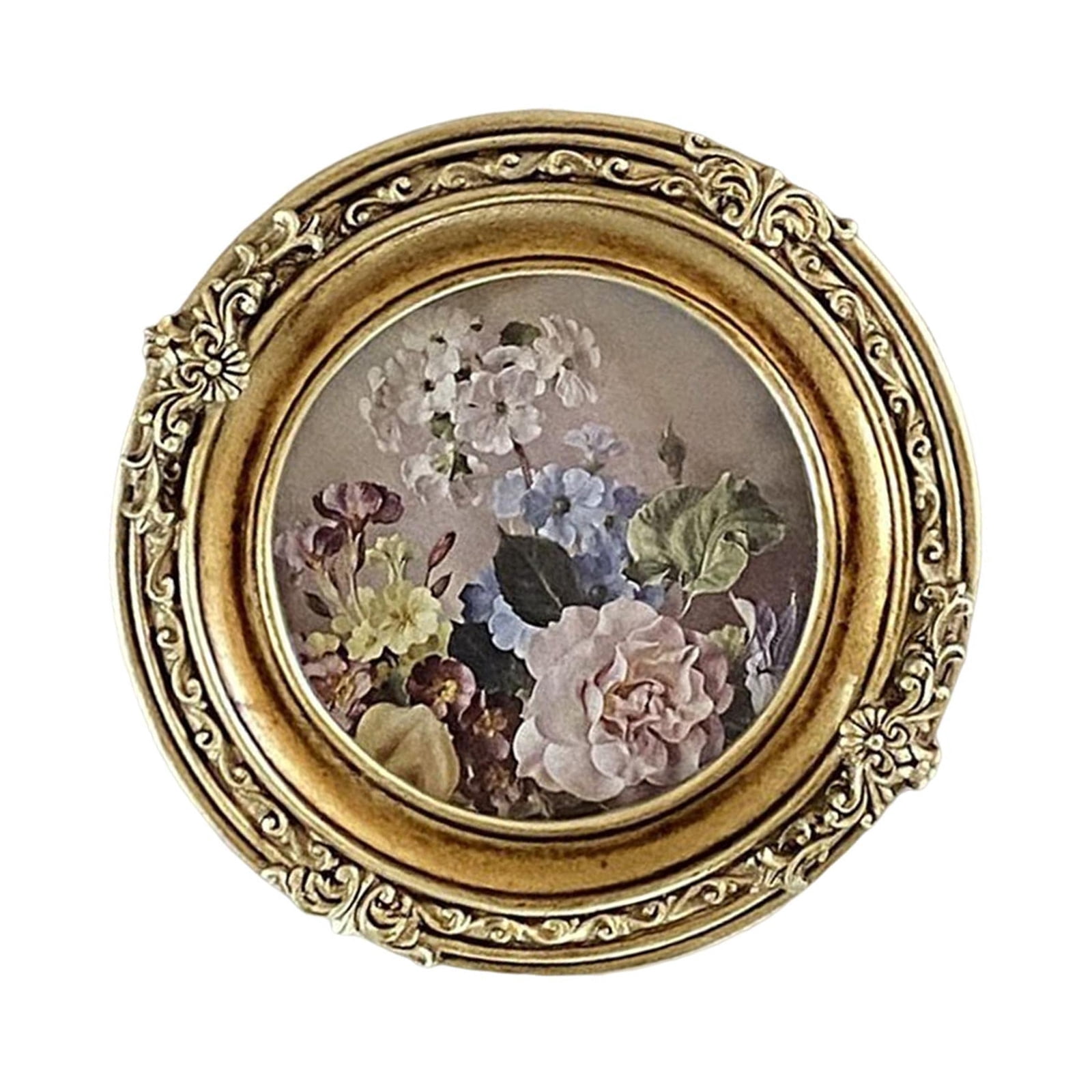 Antique Ornate Photo Frame with Floral Relief Vintage Picture Frame ...
