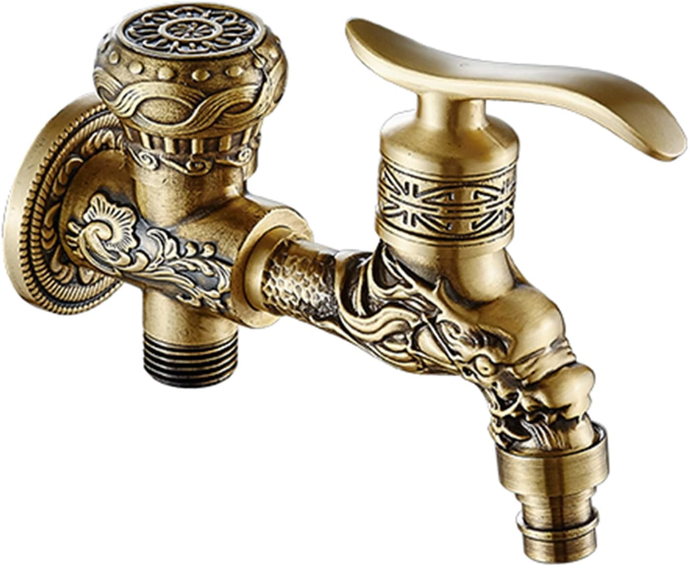 Antique Outdoor Water Faucet Washing Machine Faucet Garden Faucet 1/2 ...