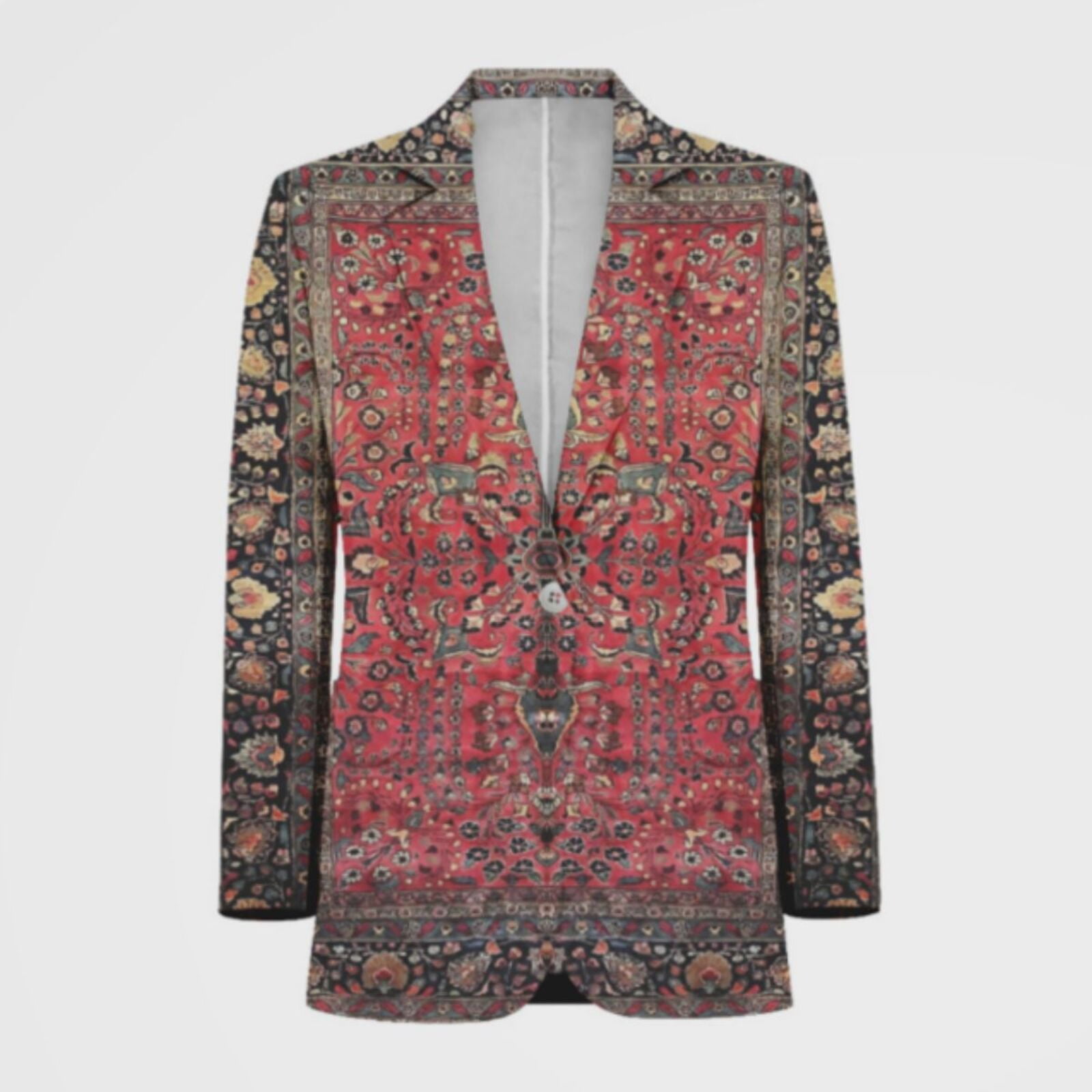 Antique Persian Red Rug-01 Men Blazers Slim Clothing Summer Jacket Man ...