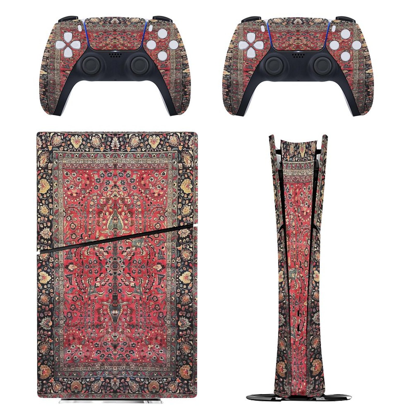 Antique Persian Red Rug PS5/PS5 Pro/PS5 Slim Digital Disc Skin Sticker ...
