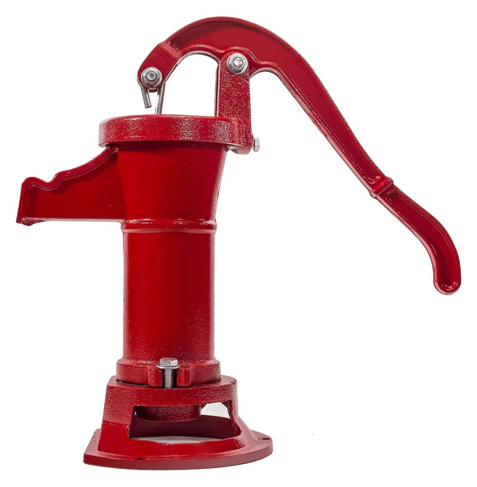 Antique Pitcher Hand Pump Red Operated 25' Outdoor Patio Water Well ...