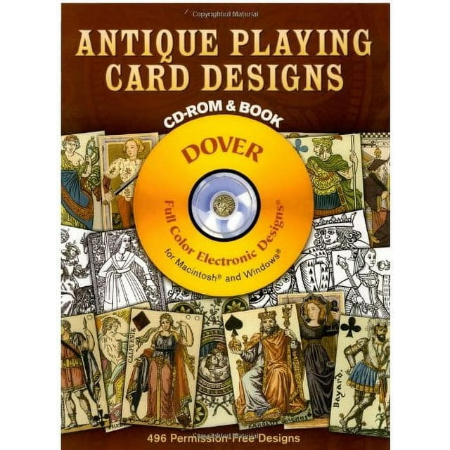 Pre-Owned Antique Playing Card Designs (Dover Electronic Clip Art ...